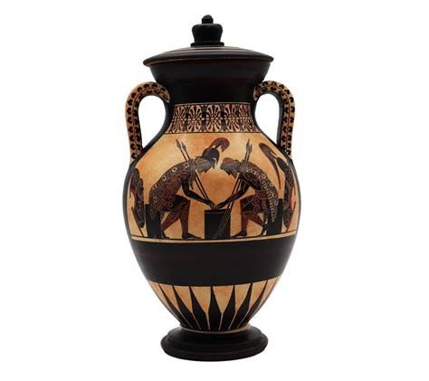 Black Figured Pottery Divine Greek Art