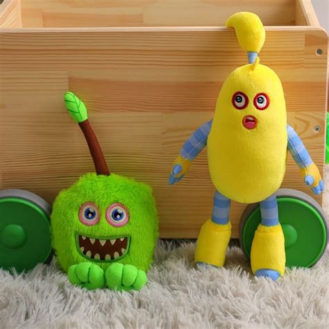 30cm Green Yellow Furcorn Hoola My Singing Monsters Plush My Singing
