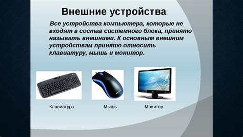 Внешние устройства подключаемые к компьютеру И Интерактивные системы