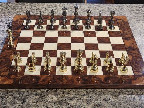 Naval Brass Chess Set I Had Commissioned 3000x4000 Rchessporn