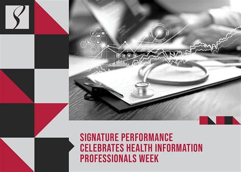Signature Performance Celebrates Health Information Professionals Week