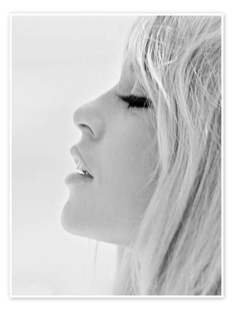 Brigitte Bardot Black And White Brigitte Bardot Fashion Poster Black