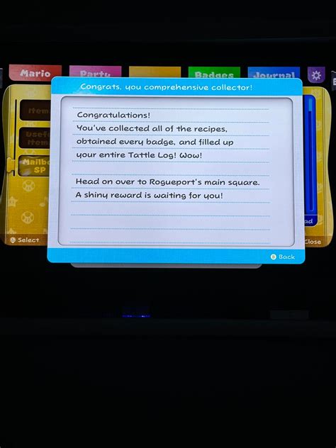 100 Complete Ttyd Switch Reward Spoilers R Papermario