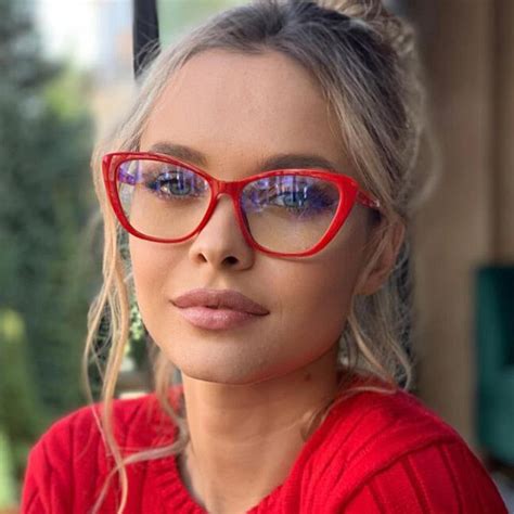 Julia Vintage Cat Eye Glasses Frame Vintage Cat Eye Glasses Red Cat