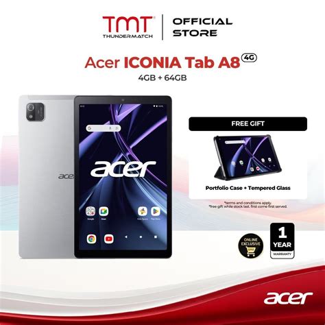 Acer Iconia Tab A8 4g Tablet 4gb Ram 64gb Rom A8 11 A000 Shopee