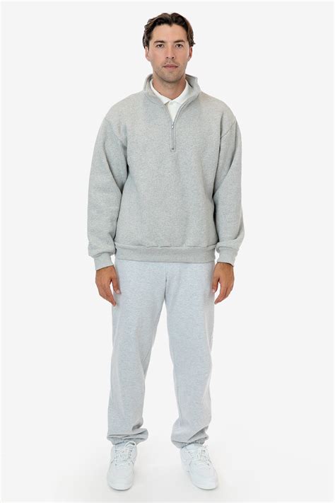 Hfx428 Unisex Heavy Fleece Half Zip Pullover Piece Dye Los