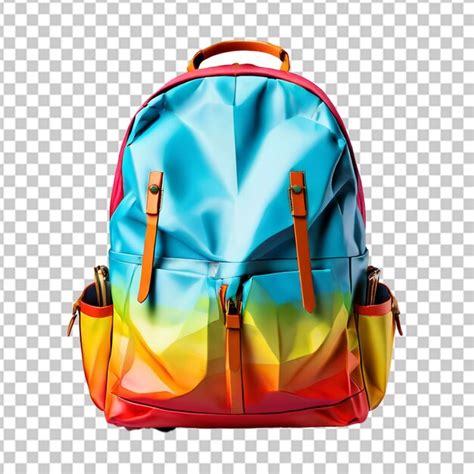 Bright Backpack On Back To School Day Premium Ai Generated Psd