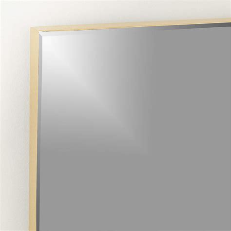 Graduate Beveled Brass Rectangular Mirror 24x36 Reviews Cb2 Canada