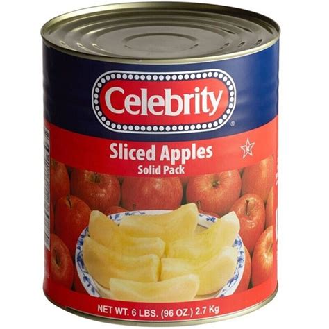 Solid Packed Apple Slices Canned Dry Goods Products