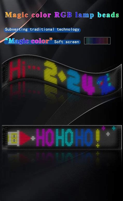 Flexible Led Matrix Panel Programmable High Brightness Display For