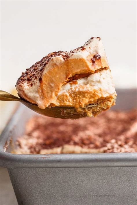 Pumpkin Tiramisu Tasty Fall Dessert Fit Foodie Finds