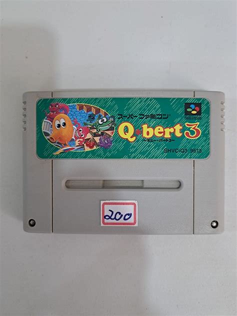 Q Bert 3 Famicom Super Nintendo Jp Original Usado Rodrigo Games