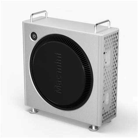 New Chassis For Mac Mini M4m4 Pro 2024 Aluminum Vertical Computer Case