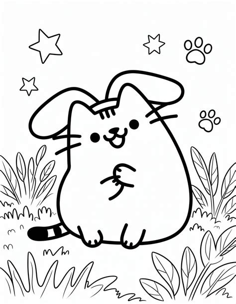 Free Pusheen Coloring Pages Pdf Printables Colorings