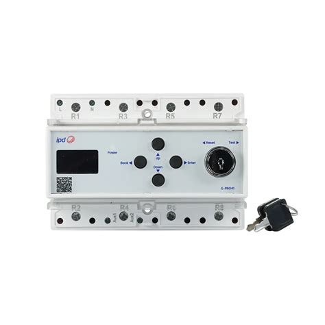 Ipd E Pro41 Emergency Lighting Test Switch 20a 240vac Key Operated