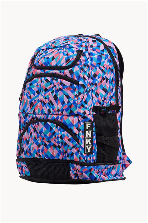 Funky Trunks Warp Tour Elite Squad Backpack Bluepink Swimwear