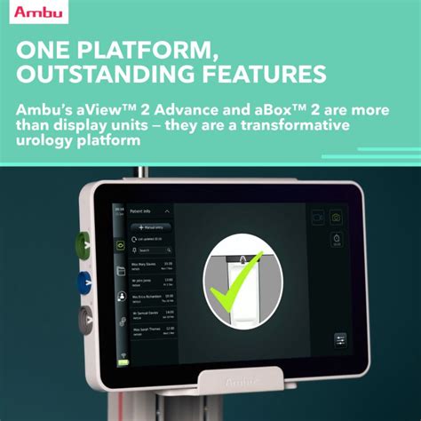 Ambus Aview 2 And Abox 2 Transformative Urology Platform Ambu Usa