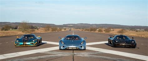 The Moment When Koenigseggs Range Hits The Track Regera Vs One 1 Vs