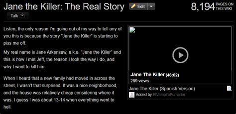 Jane The Killer The Real Story 2012 Creepypasta Superepicfailpedia