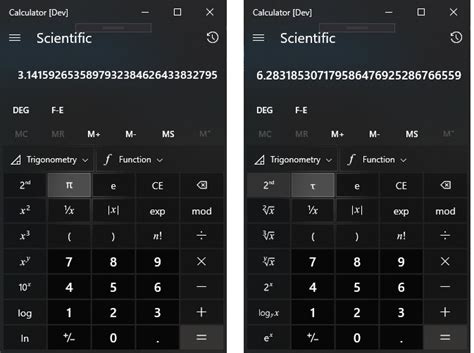 Add Tau · Issue 763 · Microsoftcalculator · Github
