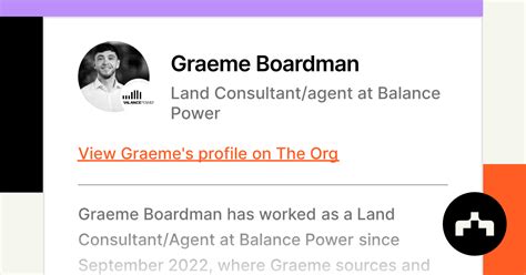 Graeme Boardman Land Consultantagent At Balance Power The Org