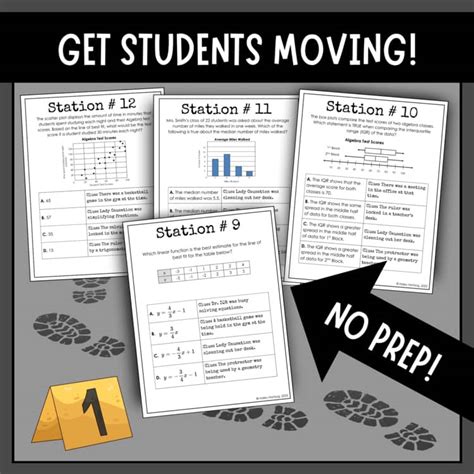 Investigating Data Math Mystery Algebra Activity Print Digital