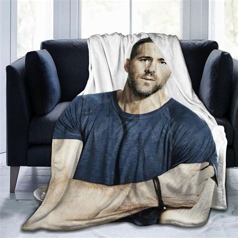 Ryan Actor Reynolds Throw Blanket Soft Plush Travel Blanket For Bedroom Living Room Couch Office