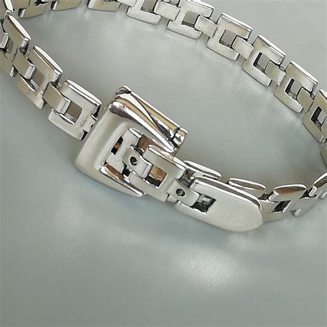 Sterling Silver Watch Chain Bracelet Wrist Jewelry Working Womans