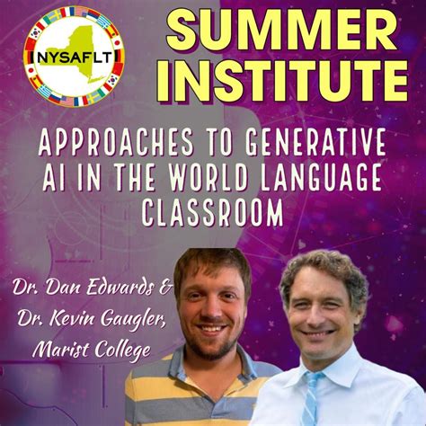 Dan Edwards And I Are Preparing Today For Our Talk For The Nysaflt Inc Summer Institute On July