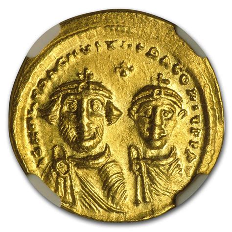 Buy Byzantine Gold Solidus Emperor Heraclius 613 641 Ad Ms Ngc Apmex
