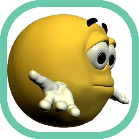 Stickers De Bola Amarilla Emotiguy Wistickers