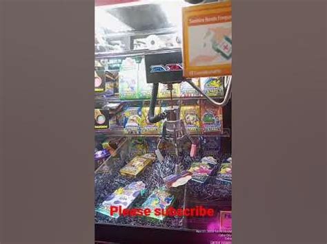 Pokemon Card Claw Machine Youtube