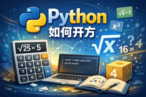Python如何开方