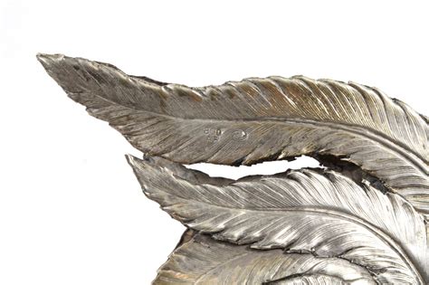 Antique Pair German Silver Fighting Cockerels 19th C At 1stdibs