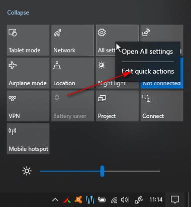 How To Remove Screen Snip Quick Action From Notifications And Action