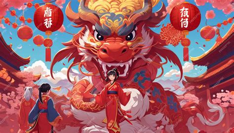 Premium Photo Anime Implex New Year Background And Greetings Simple