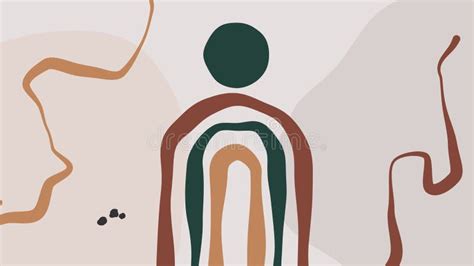 Beige Abstract Animated Background In Minimal Trendy Style Stock Video Video Of Loop Colorful