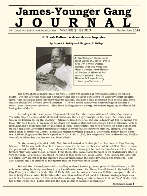 Fillable Online Faculty Mnsu Troy Taylor The Man Who Would Be Jesse James Fax Email Print