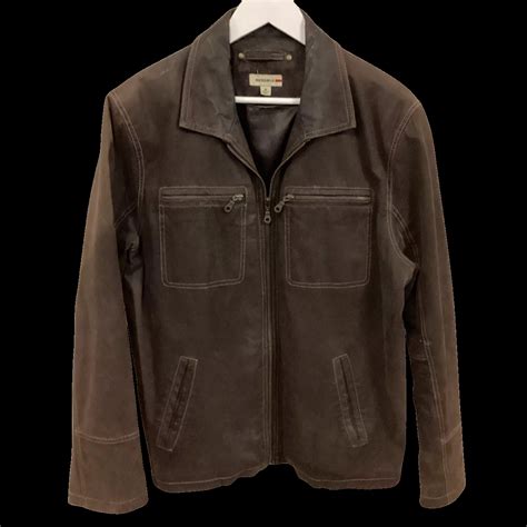 Reserve Leather Jacket Pressed Suede Size M S Used Very Good