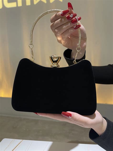 Evening Bag Black Handbags Banquet Clutch For Female Luxury Crossbody