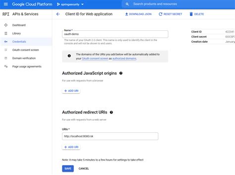 OAuth Implementing A Client