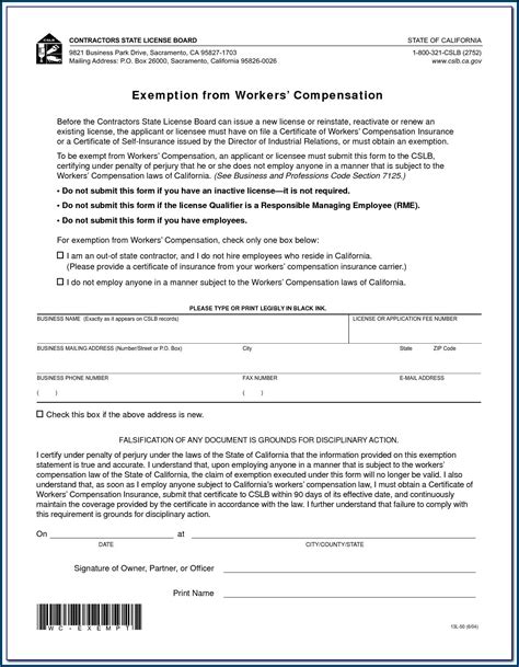 Tennessee Workers Comp Exemption Form Form Resume Examples 0g27lgdq9p