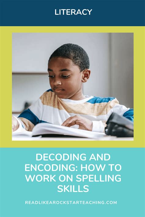 Decoding And Encoding How To Work On Spelling Skills Naomi O Brien Read Like A Rockstar