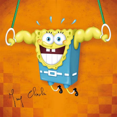 Spongebob Hanging From A Rope