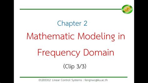 Chapter023 Linear Control System By Ntwc Youtube