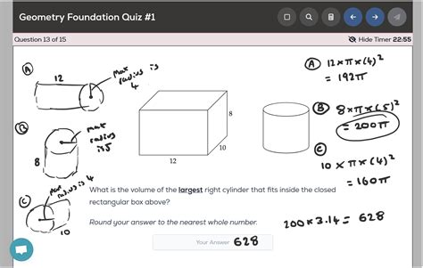 Geometry Foundation Quiz 1 Gre Quant Problem Solving Greg Mat