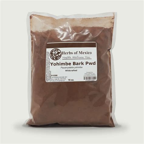 Yohimbe Bark Powder At Verda Garcia Blog