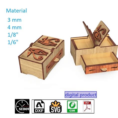 Laser Cut Files Small Storage Box Etsy