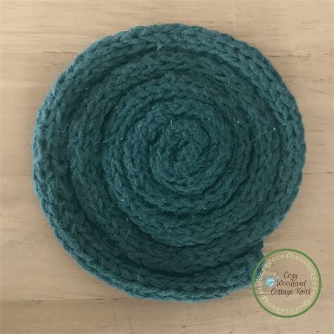 Cozy Woodland Cottage Knits Free Pattern I Cord Coaster
