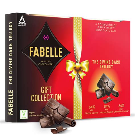 Fabelle Divine Dark Trilogy Premium Chocolate T Pack With Assorted